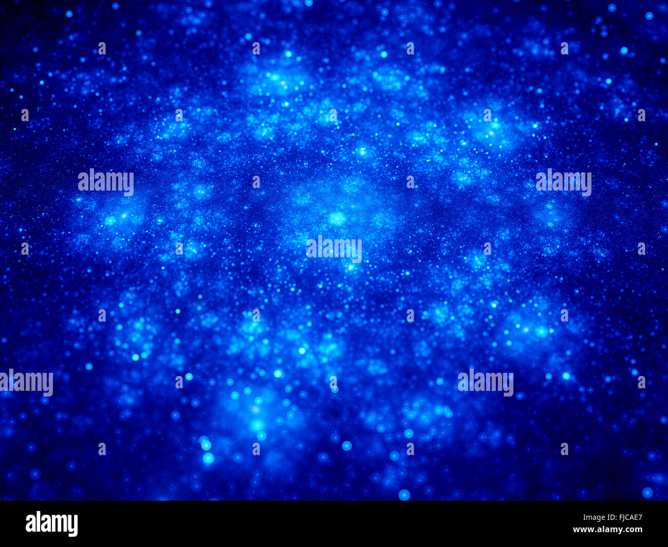 Blue glowing mystery in space, computer generated abstract background ...