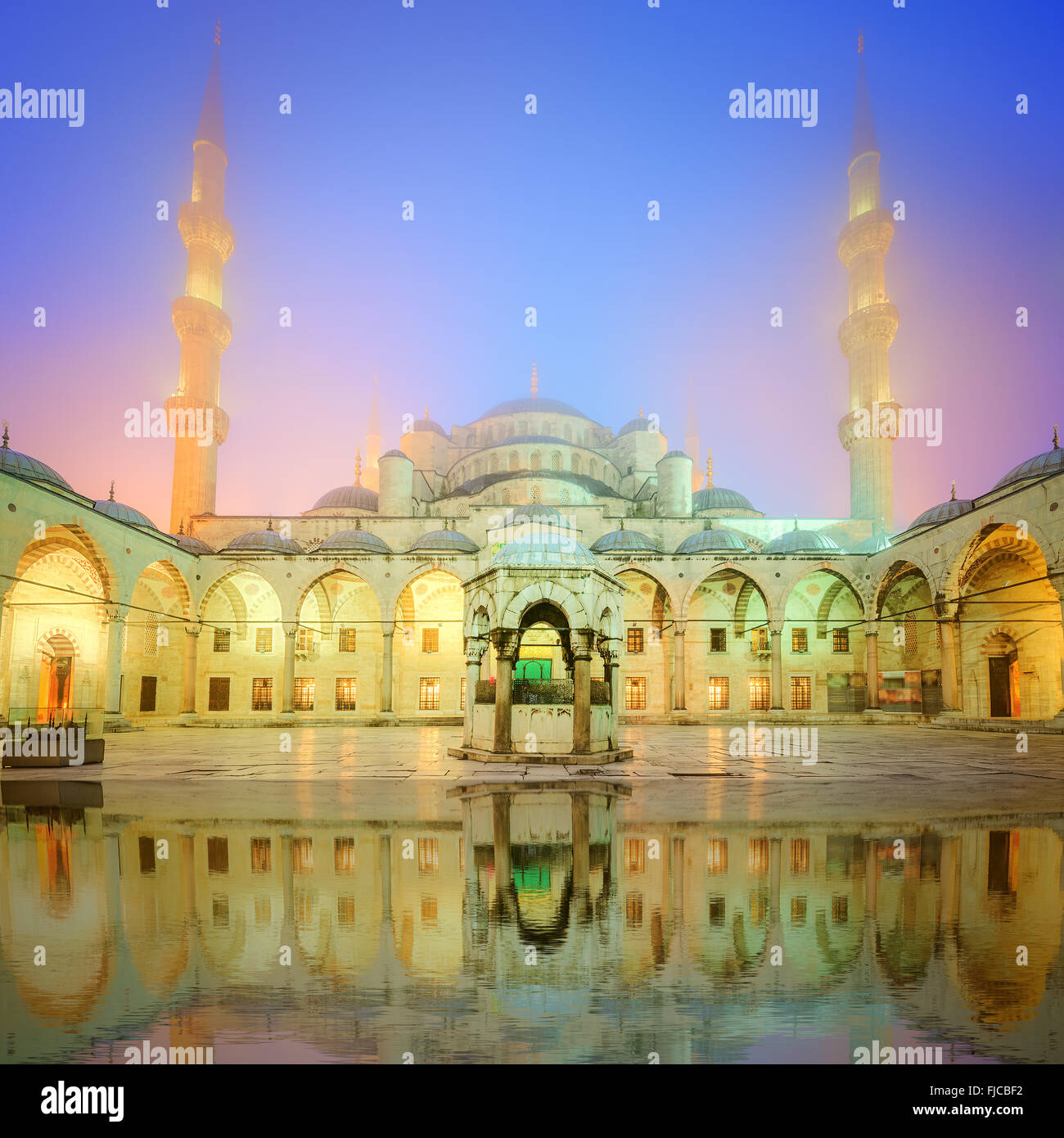 The Suleymaniye Mosque or Blue mosque in Istanbul, Turkey Stock Photo ...