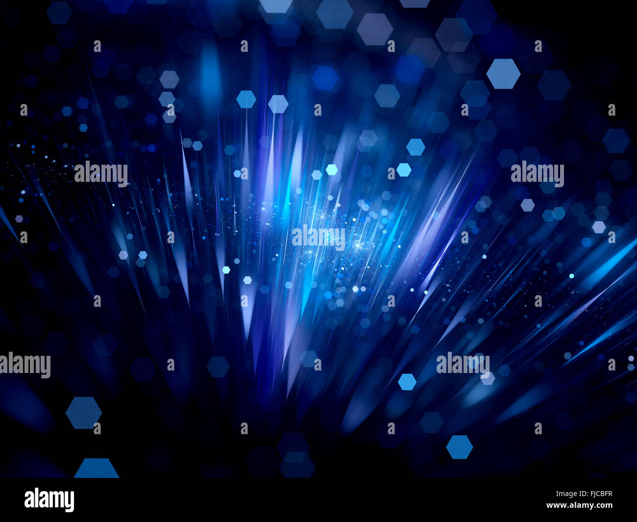 Blue plasma field with particles, computer generated abstract ... Blue plasma field with particles, computer generated abstract ...