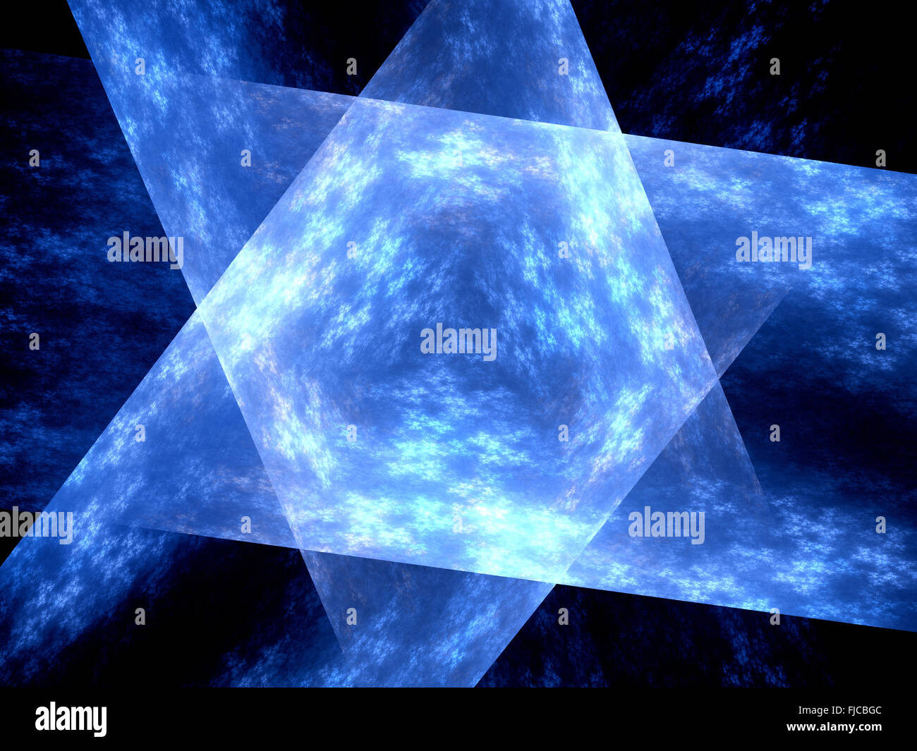 Blue glowing multidimensional surface, computer generated abstract background Stock Photo - Alamy