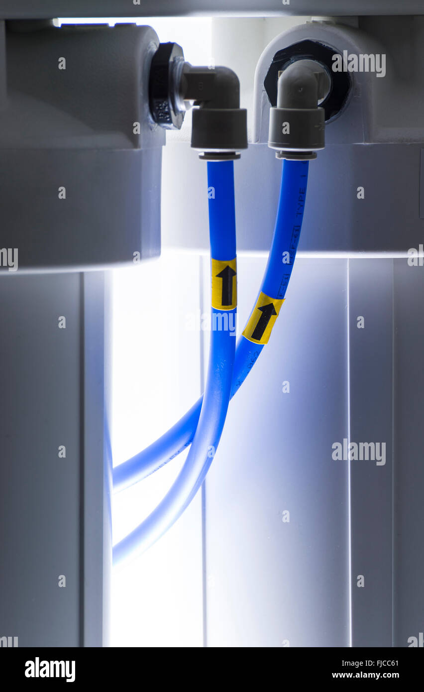 Filters With Tubes Filtration System Stock Photo - Alamy