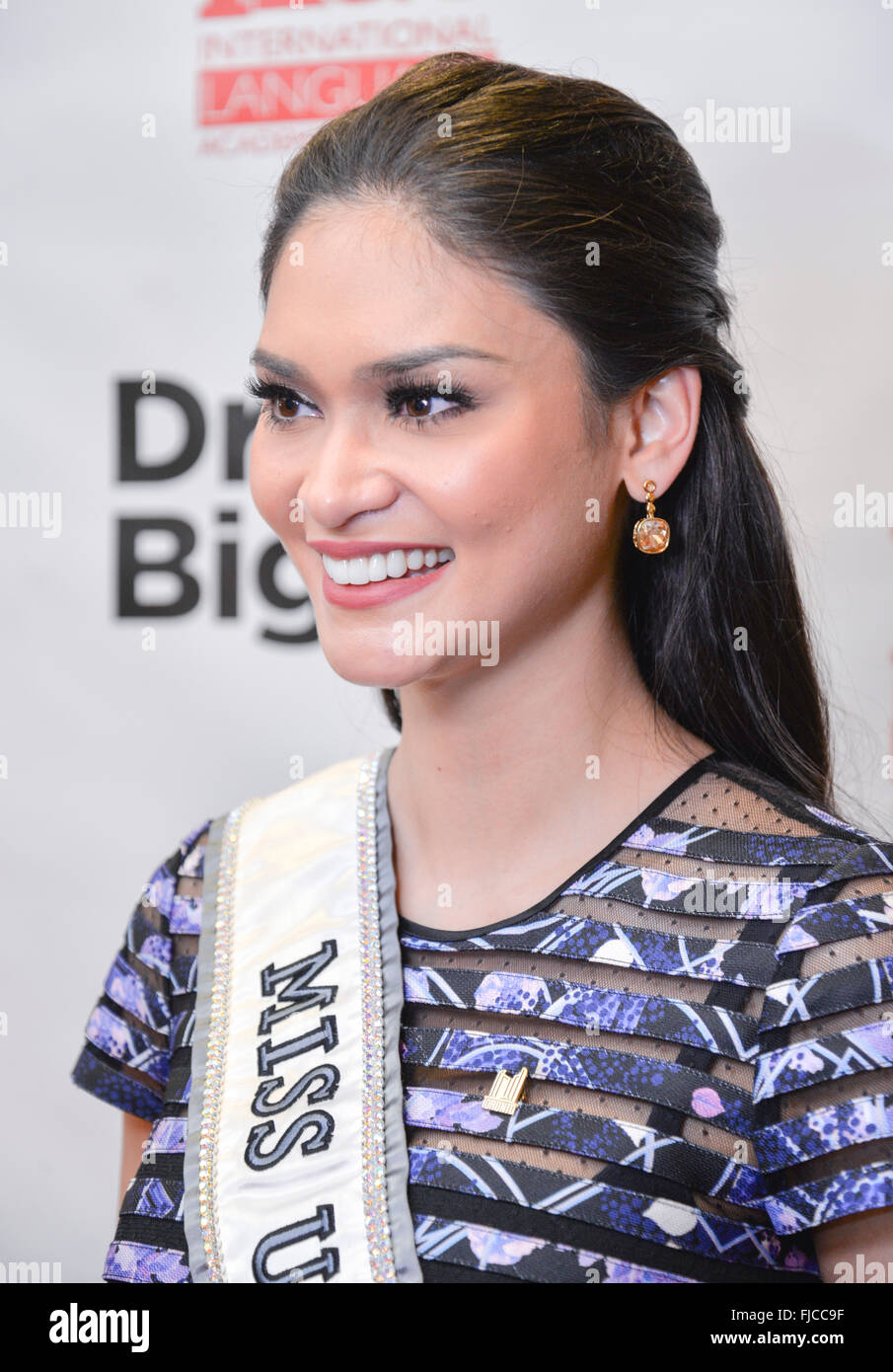 Toronto, Ontario, Canada. 29th February, 2016. Miss Universe Pia Alonzo ...