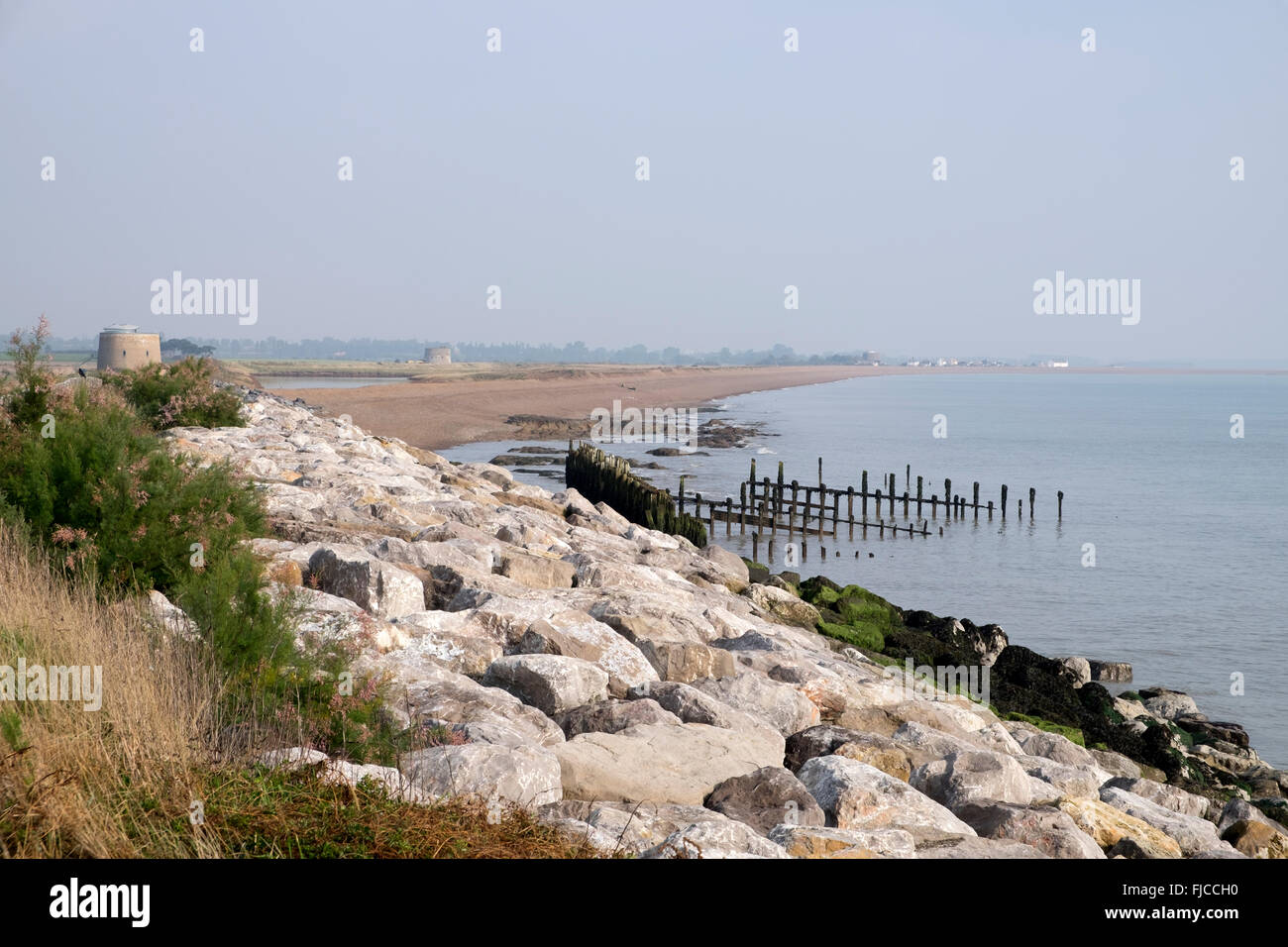 Rock armour and groynes coastal erosion hi-res stock photography and ...