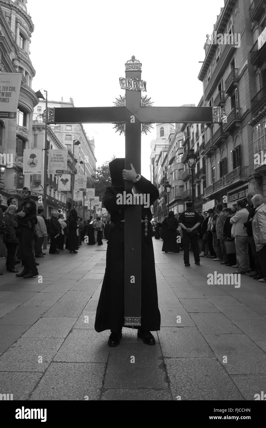 Procession of Holy Week in Barcelona, Holy Week, Good Friday, Barcelona ...