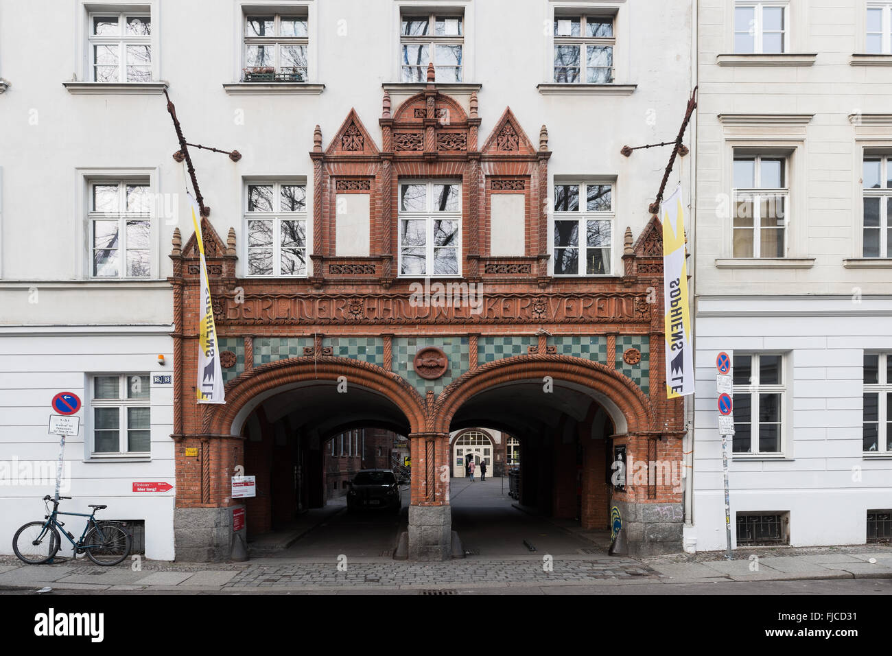 BERLIN - FEBRUARY 28: The former craftsman's seat building in the ...