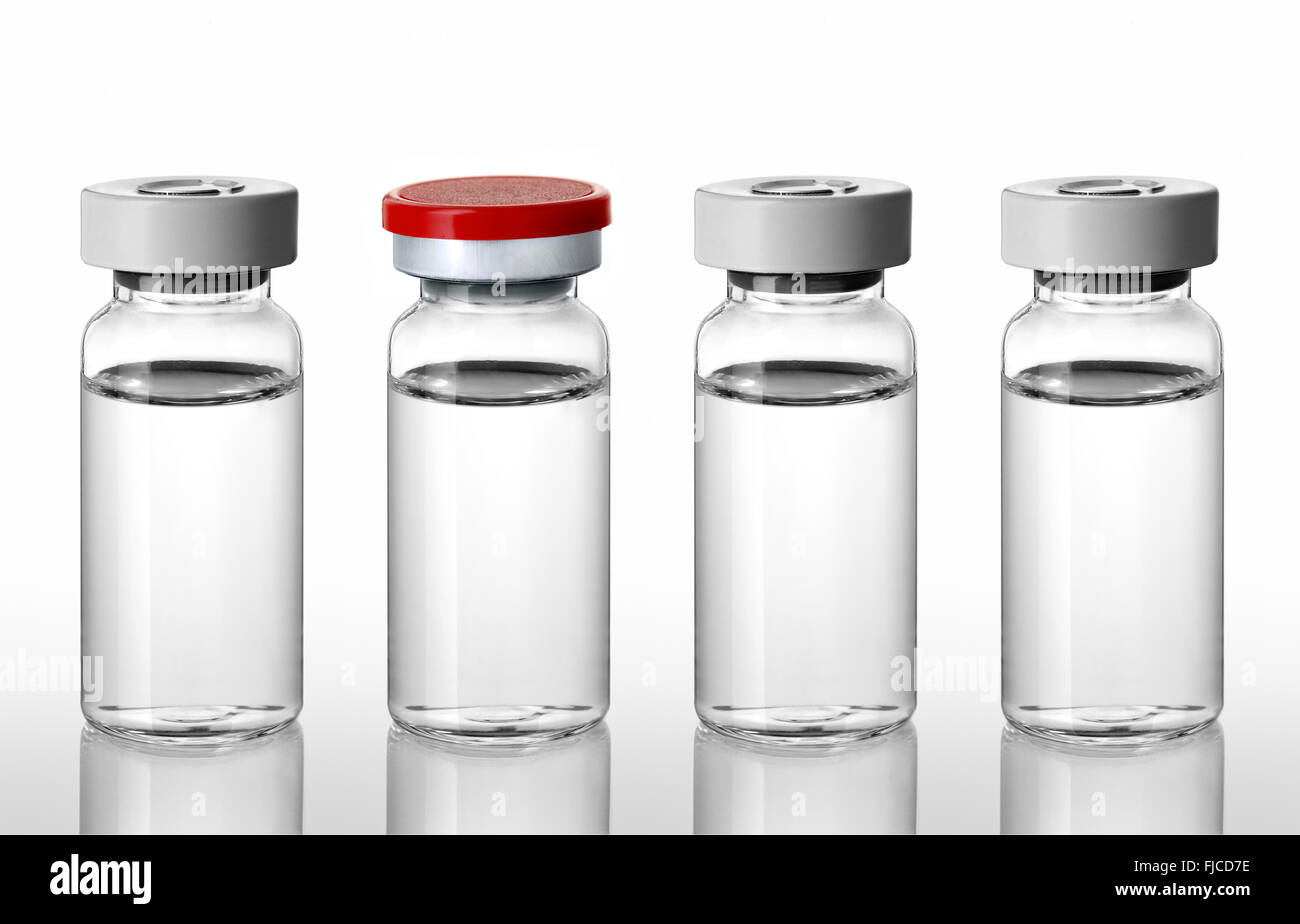 Vials medical isolated Stock Photo - Alamy