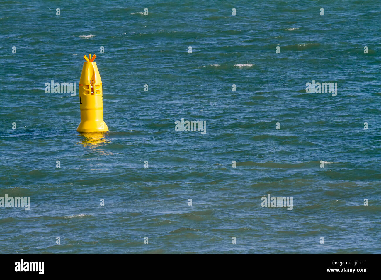 sea bobbing buoy for the safety of maritime Stock Photo - Alamy