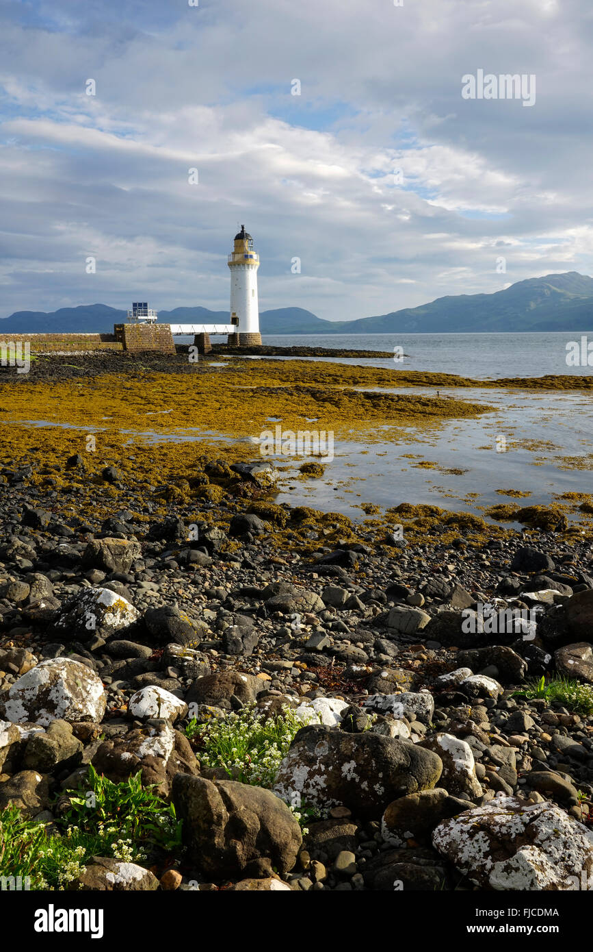 Rubha nan Gall lighthouse, near Tobermory, Mull, Scotland Stock Photo ...