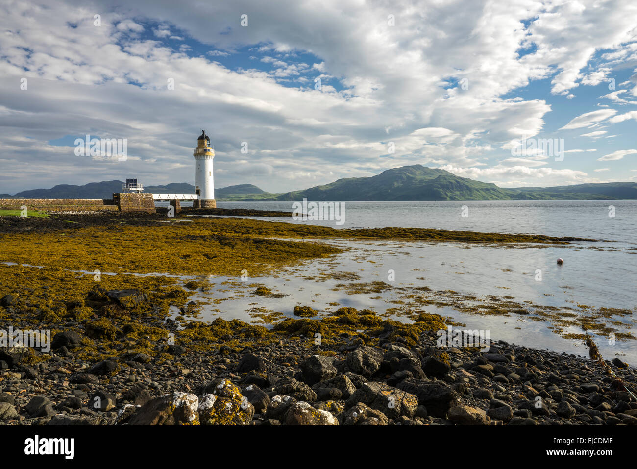 Rubha nan Gall lighthouse, near Tobermory, Mull, Scotland Stock Photo ...