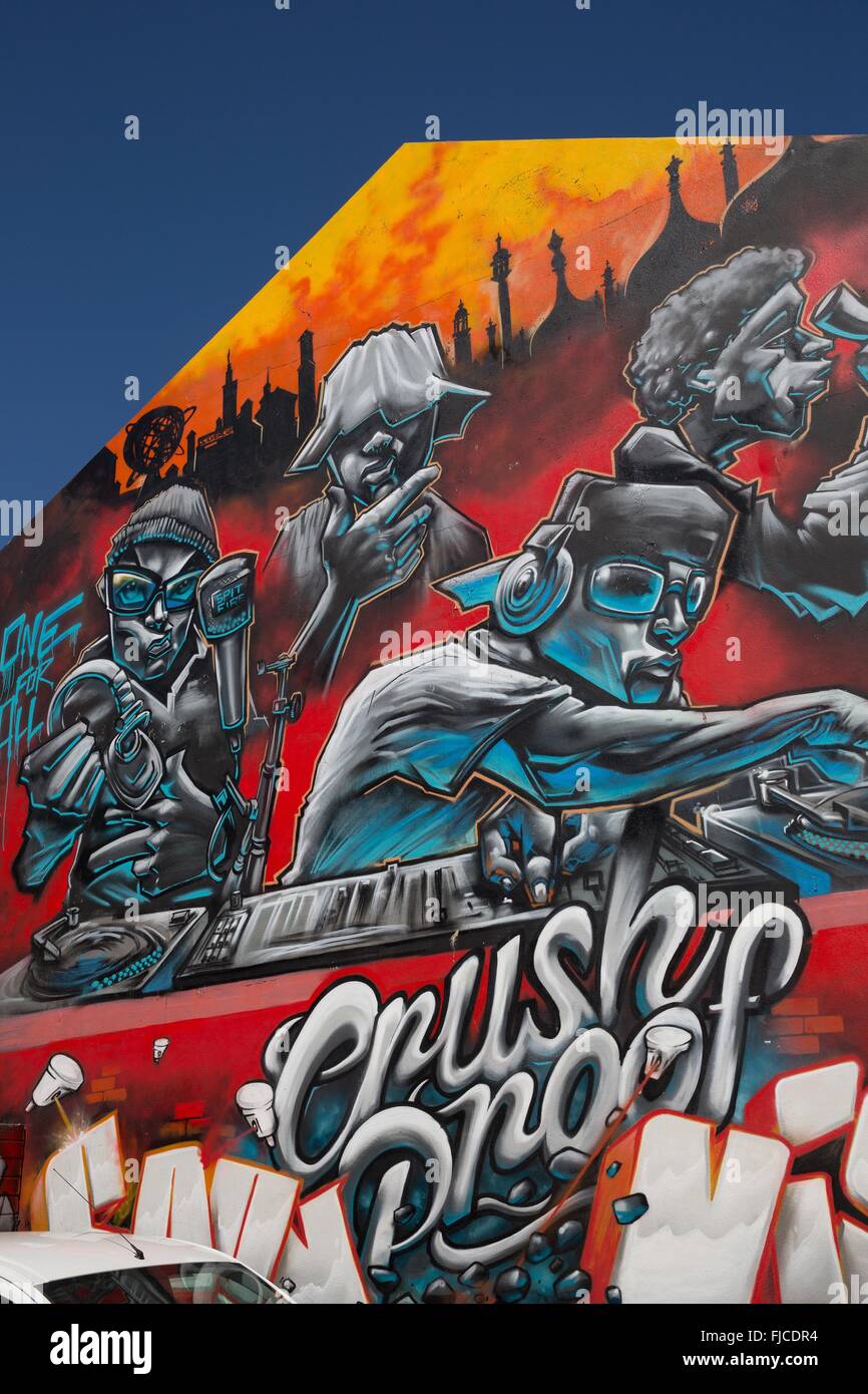 Dj graffiti art hi-res stock photography and images - Alamy