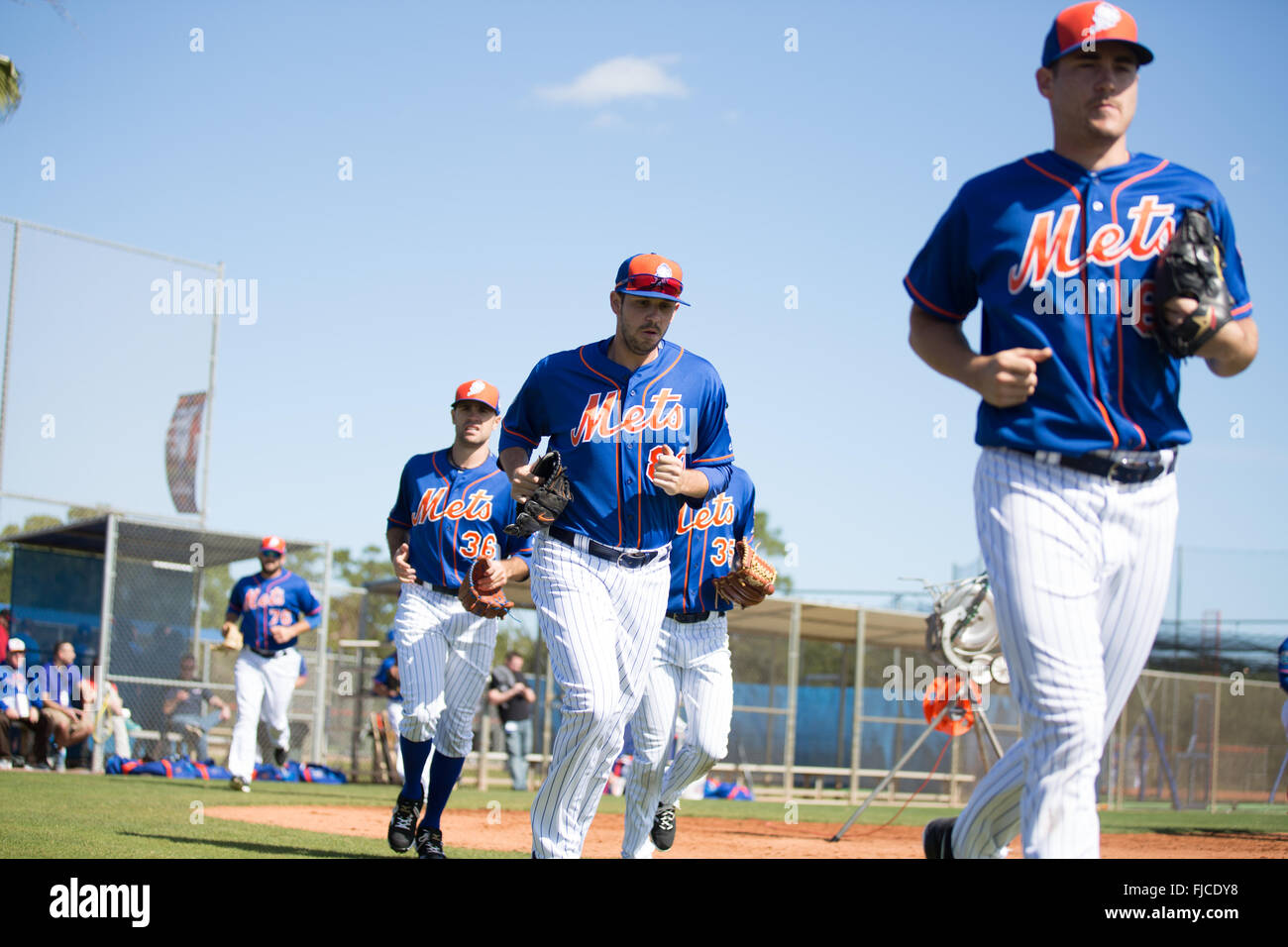 New York Mets baseball team training at Tradition Field in Port St ...