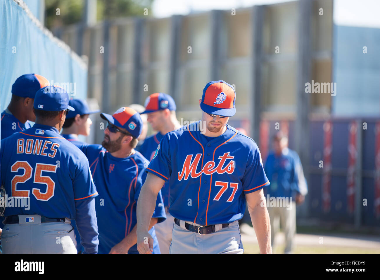 New York Mets baseball team training at Tradition Field in Port St ...