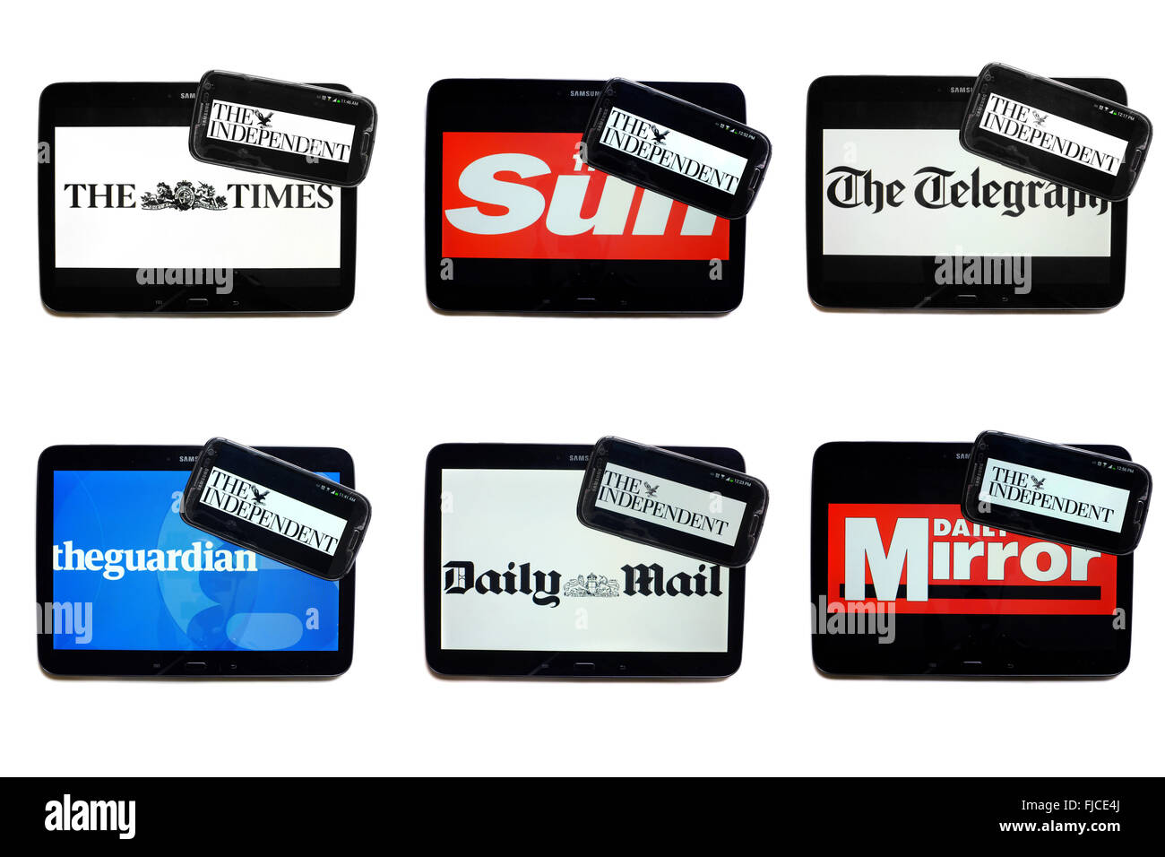 Uk newspaper logos hi-res stock photography and images - Alamy