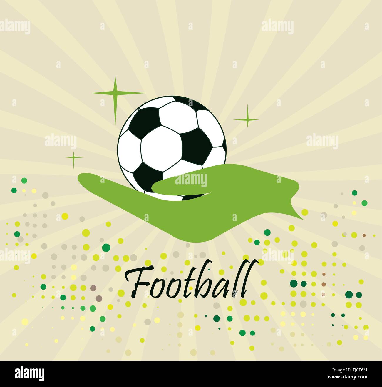 Abstract football logo Stock Vector Image & Art - Alamy
