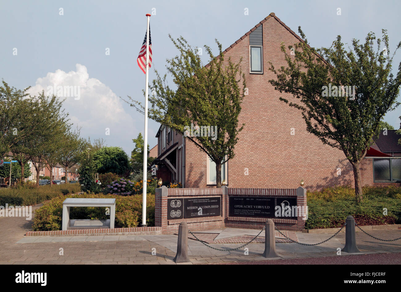 The General Gavin Memorial in Groesbeek, Gelderland, Netherlands Stock ...