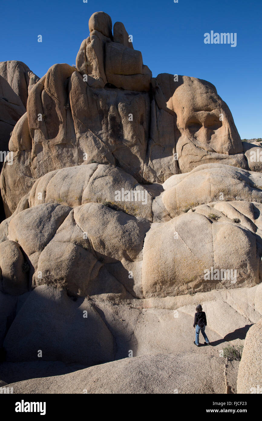 Jumbo Rocks, Joshua Tree National Park California USA Stock Photo - Alamy
