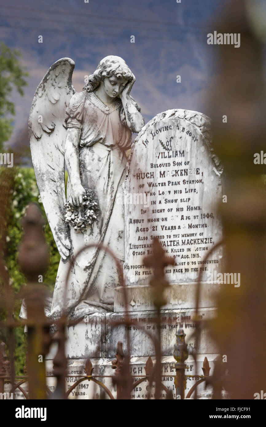 Selected cemetery statues Stock Photo - Alamy