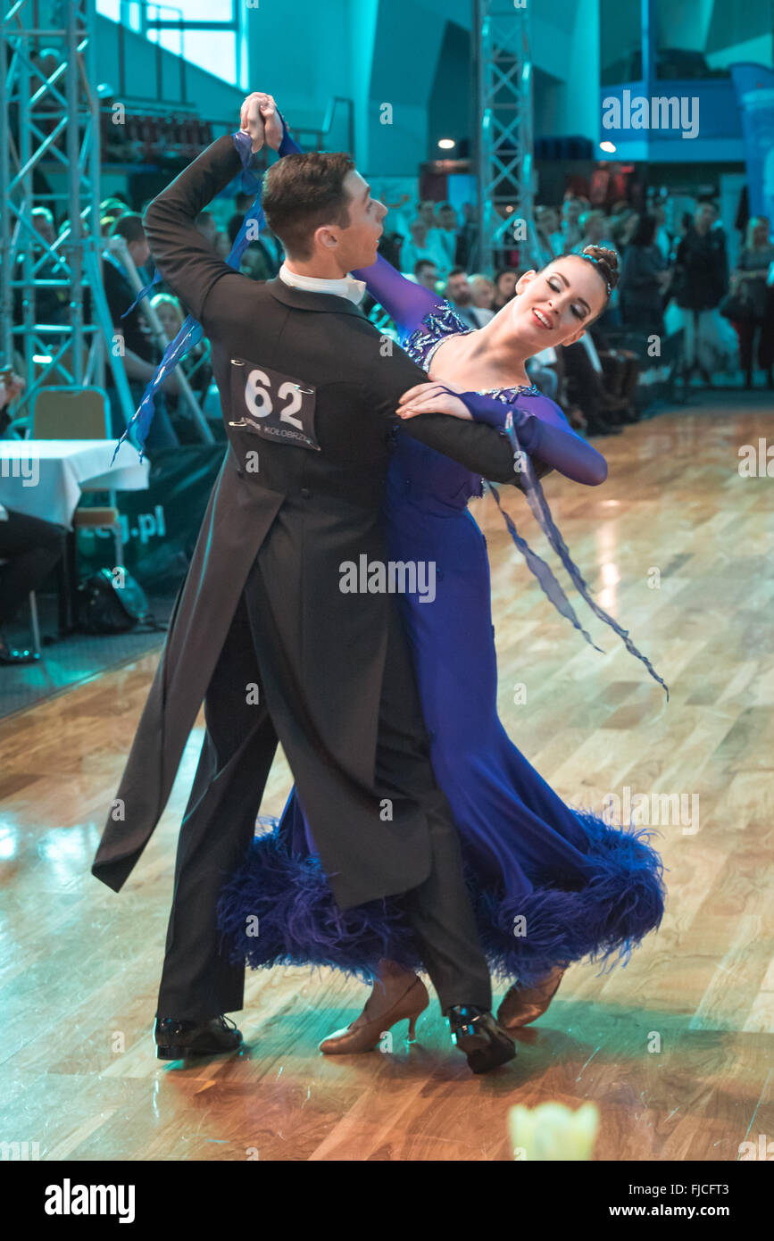 dancers dancing standard dance like slow waltz or tango Stock Photo - Alamy