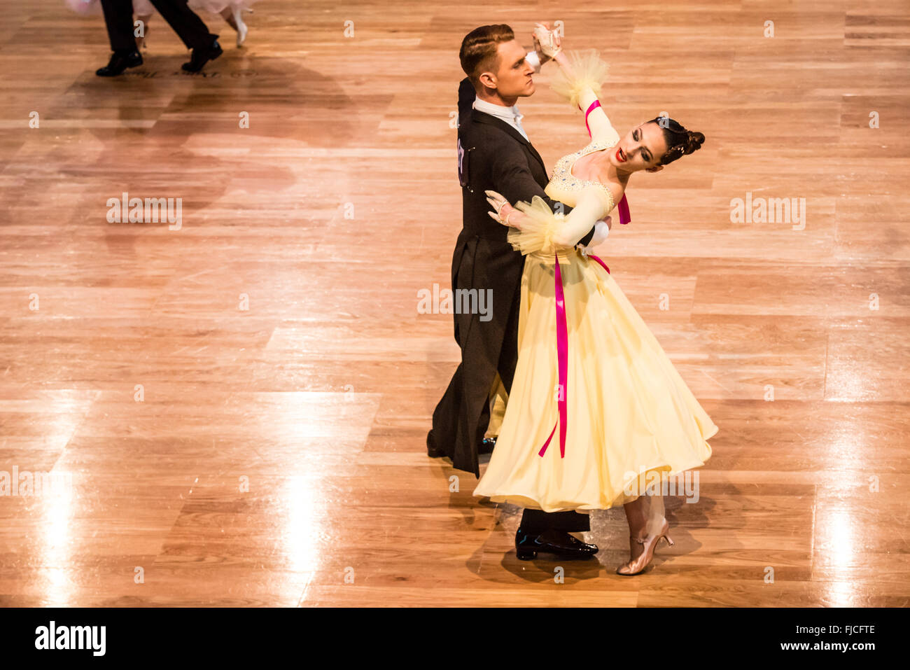 dancers dancing standard dance like slow waltz or tango Stock Photo - Alamy