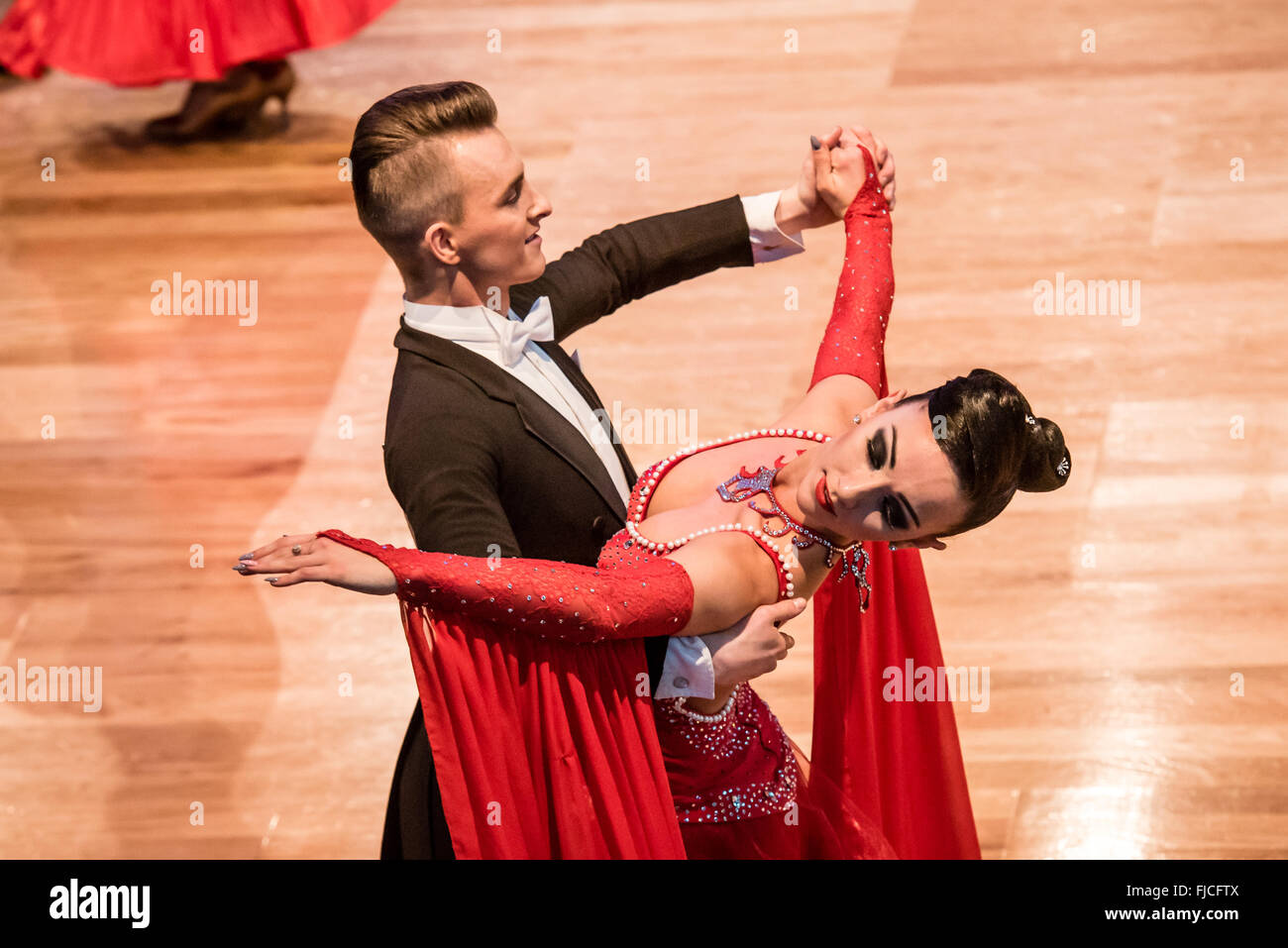 dancers dancing standard dance like slow waltz or tango Stock Photo - Alamy
