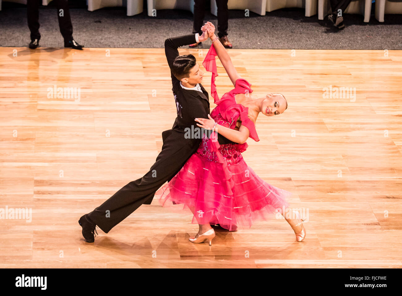 dancers dancing standard dance like slow waltz or tango Stock Photo - Alamy