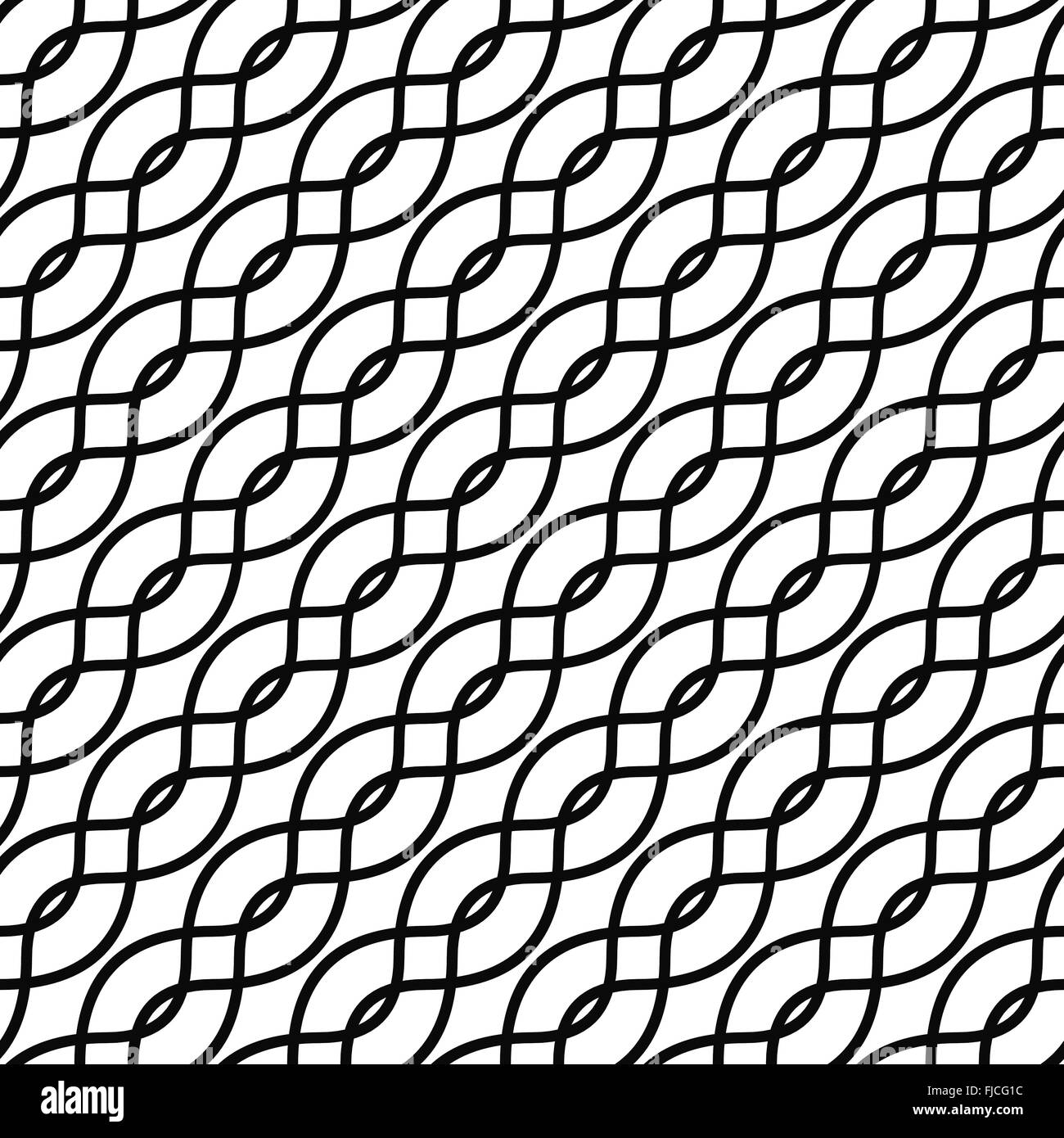 Seamless monochromatic curved pattern Stock Vector Image & Art - Alamy