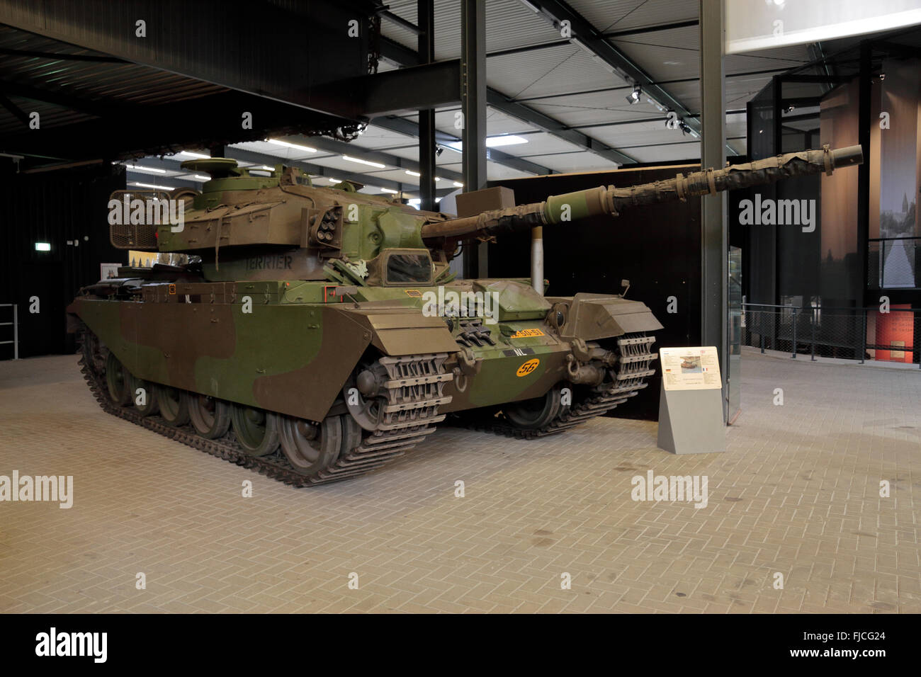 A British Centurion MK6/2 medium tank on display in the Overloon War ...