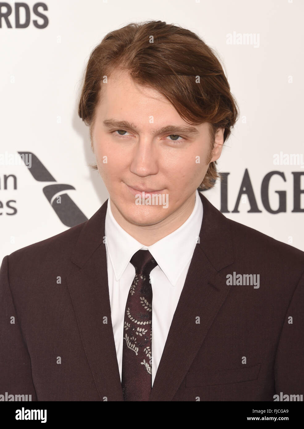 PAUL DANO US film actor in February 2016. Photo Jeffrey Mayer Stock ...
