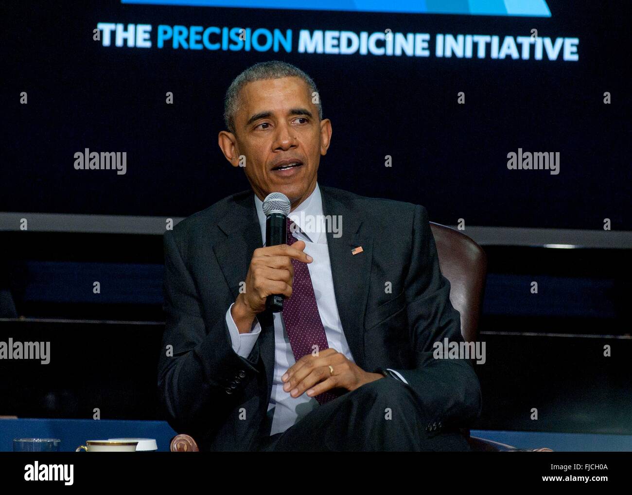 U.S. President Barack Obama speaks during a panel discussion for the ...