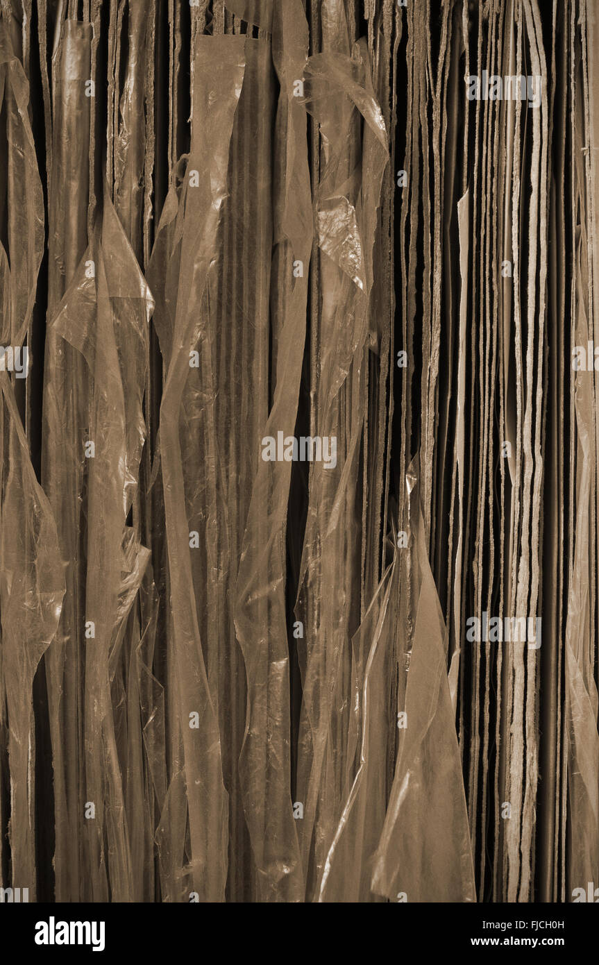 Stack of old vinyl records sepia edition. Vintage and retro themes ...