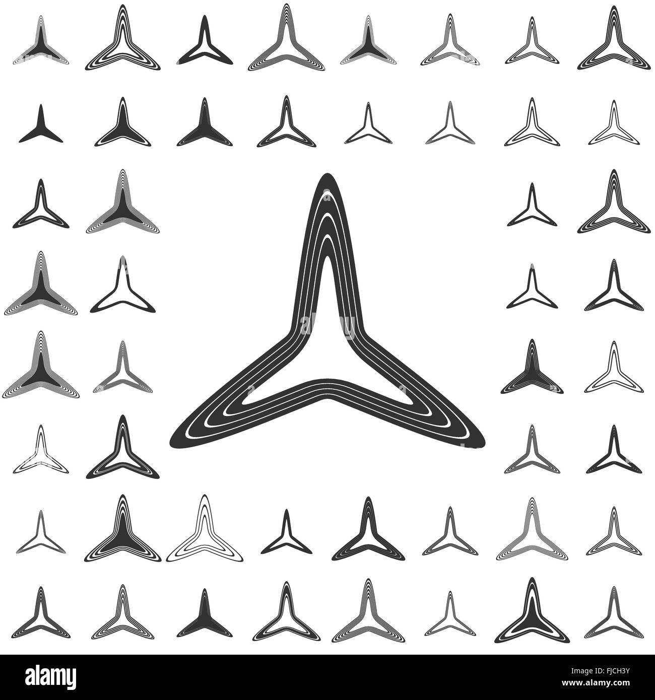 Triangle logos hi-res stock photography and images - Alamy