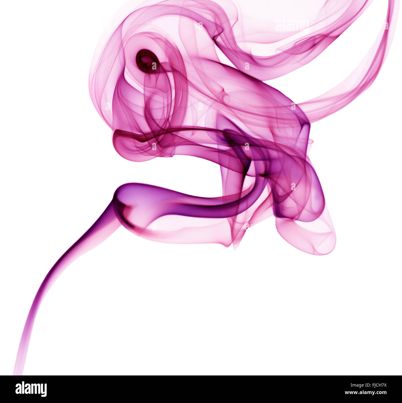 purple steam on the white background Stock Photo - Alamy