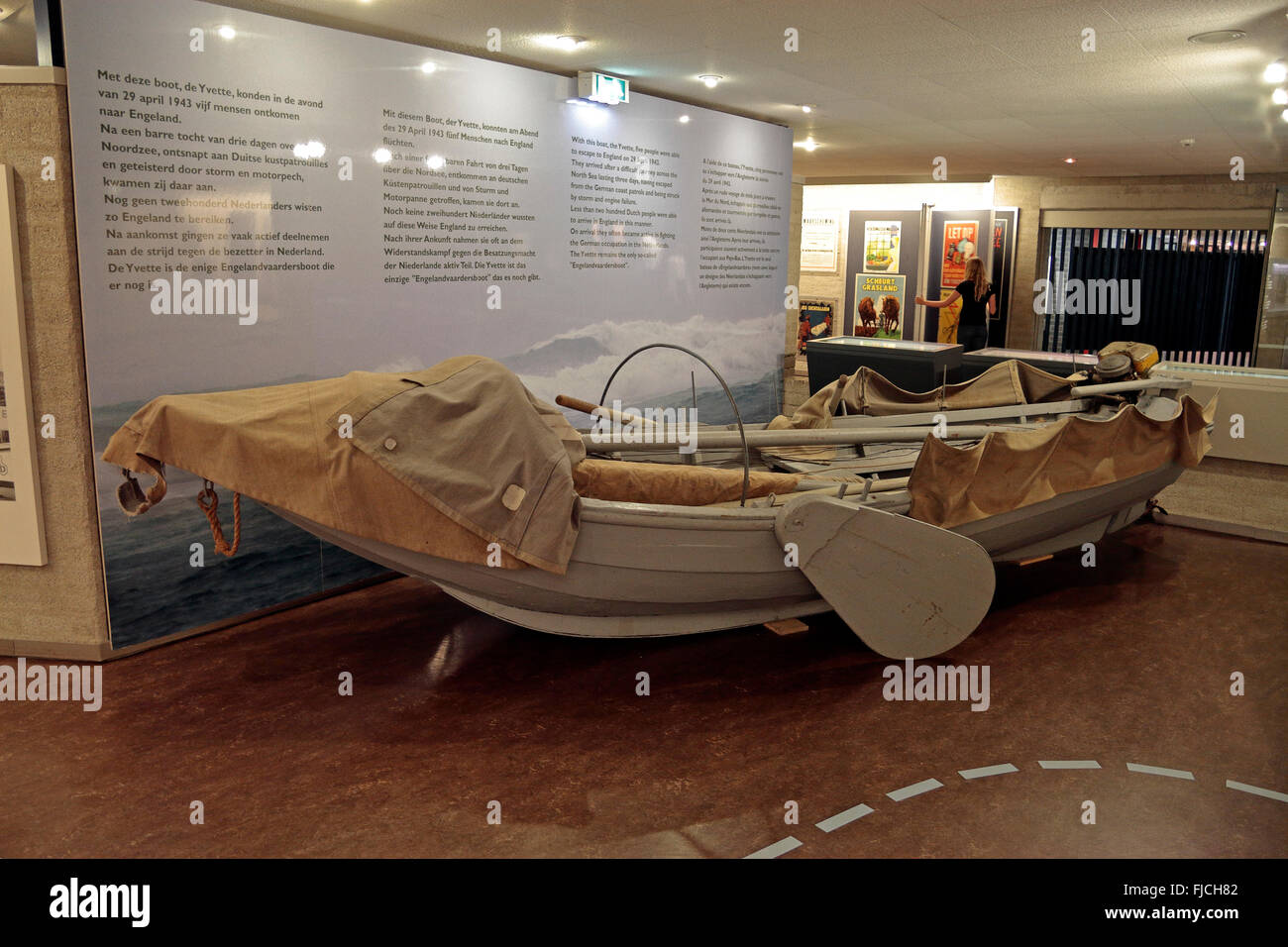 The "Yvette" was used by five people to escape Nazi controlled Holland ...