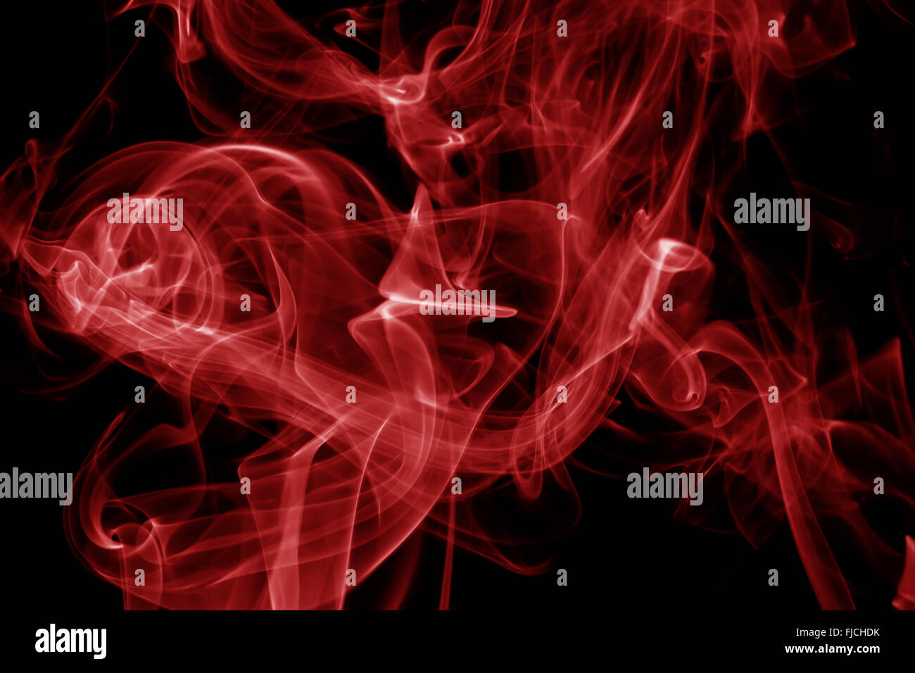 red steam on the black background Stock Photo - Alamy