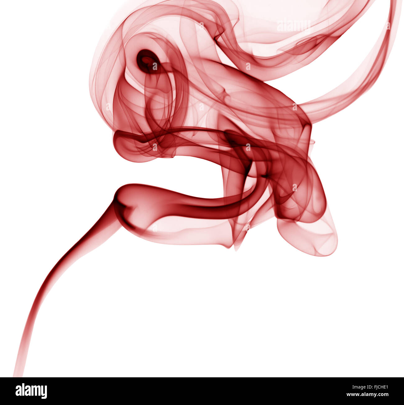 red steam on the white background Stock Photo - Alamy