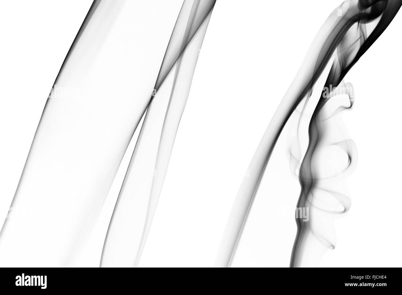 grey steam lines on the white background Stock Photo - Alamy