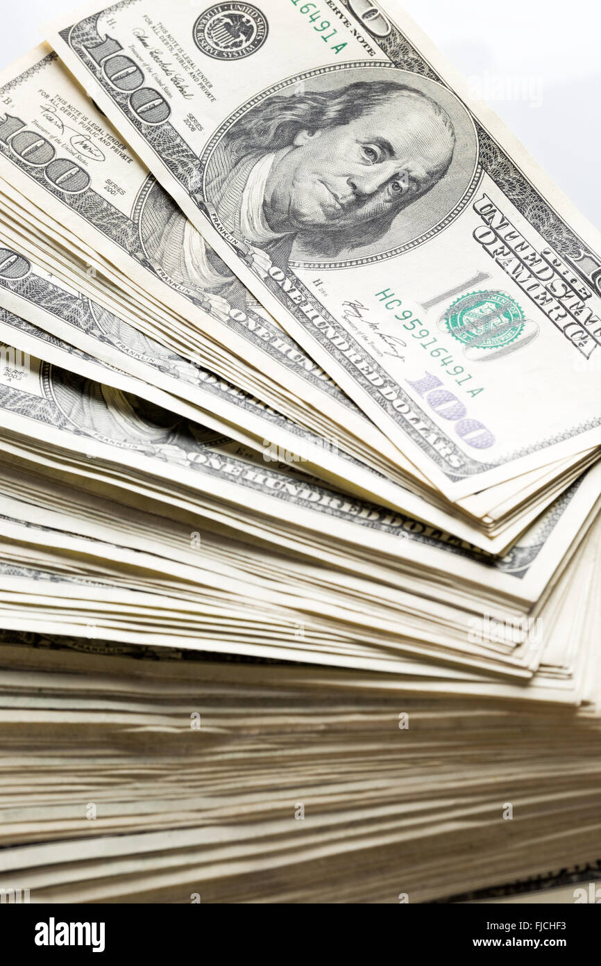 American dollar background hundred hi-res stock photography and images ...