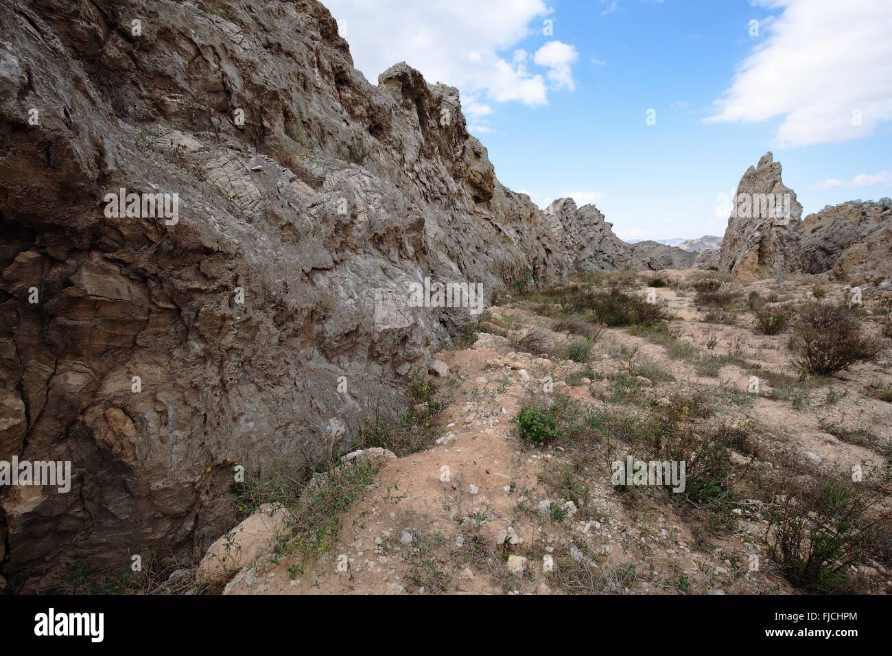 Rocky Mountains in Aspe, Alicante, Spain Stock Photo - Alamy