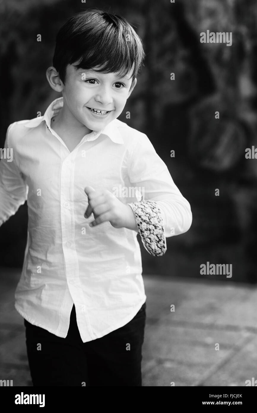 Kid running angry hi-res stock photography and images - Alamy