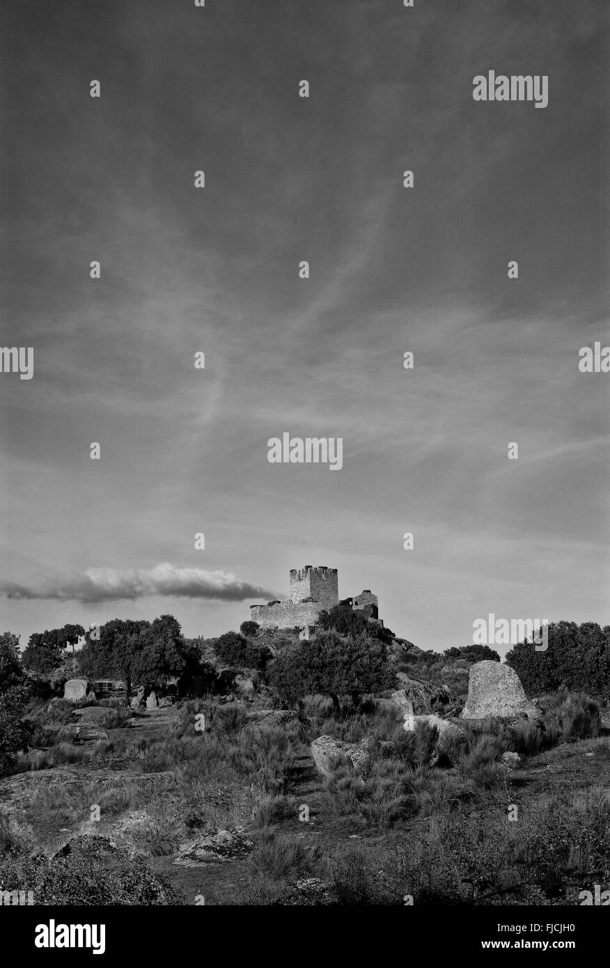 Ruined countryside Black and White Stock Photos & Images - Alamy