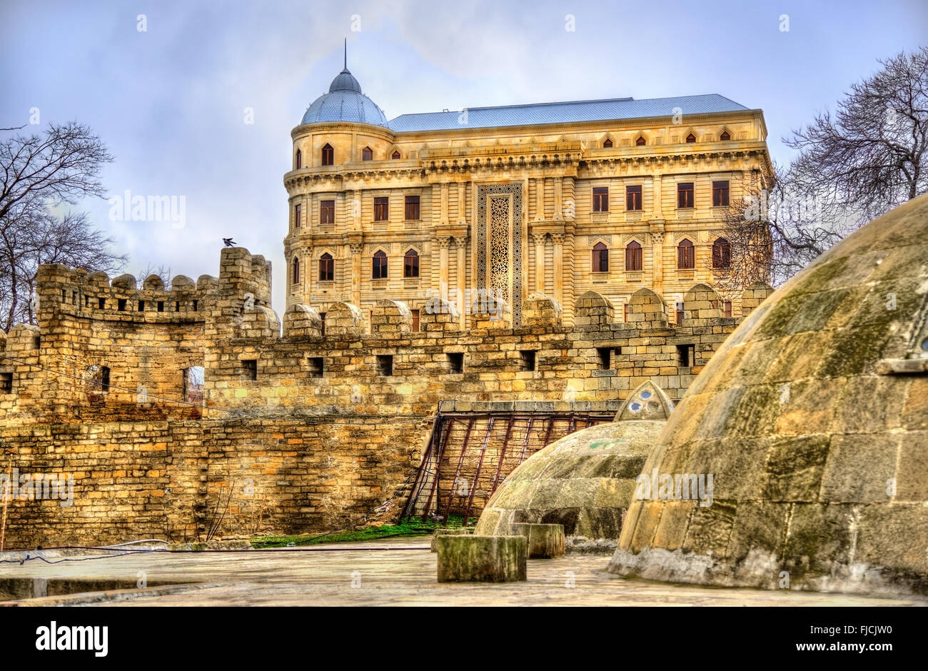 Buildings in the city centre of Baku Stock Photo - Alamy