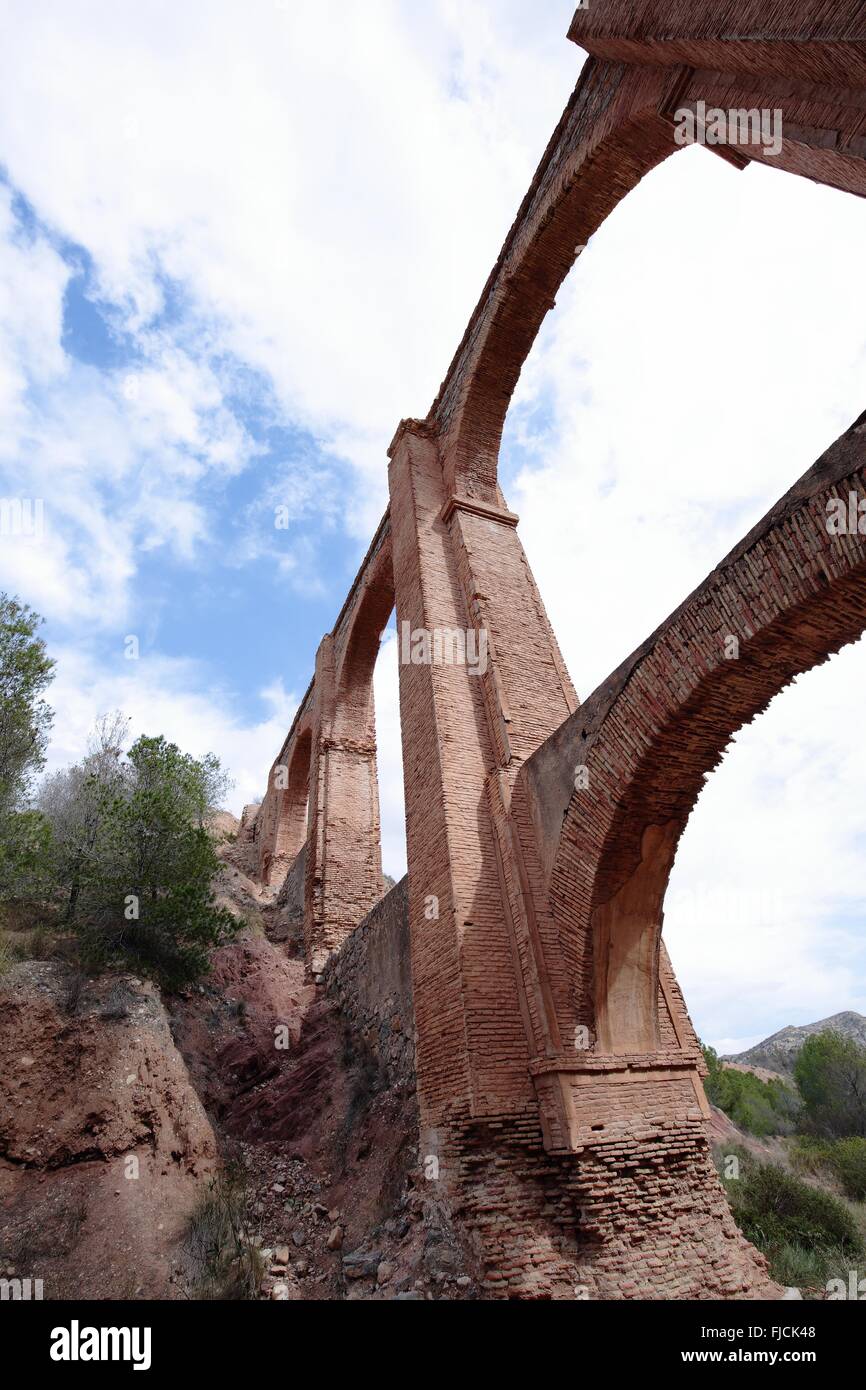 Bridge of five eyes in Aspe, Alicante, Spain Stock Photo - Alamy