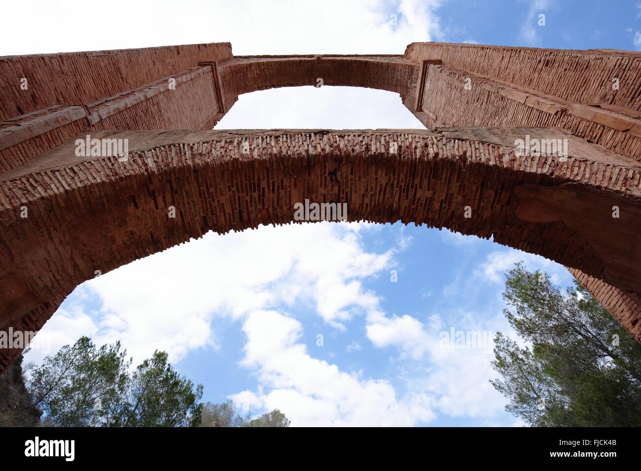 Bridge of five eyes in Aspe, Alicante, Spain Stock Photo - Alamy