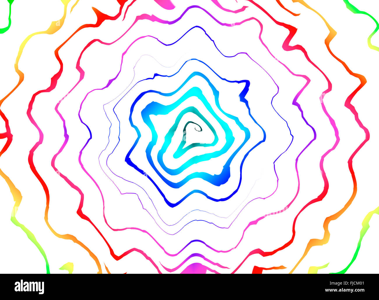 Psychedelic hypnosis swirl background optical illusion illustration ...