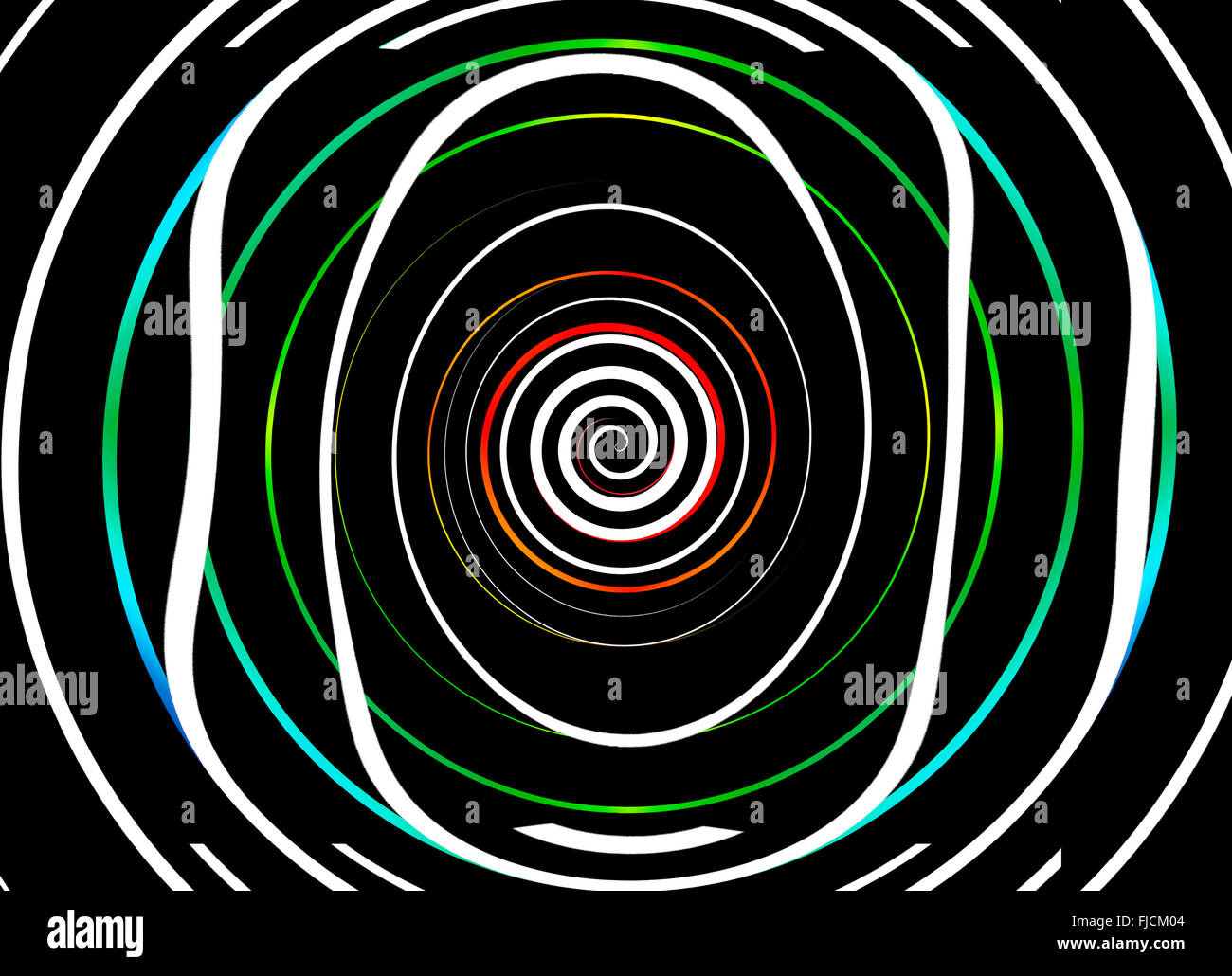 Psychedelic hypnosis swirl background optical illusion illustration ...