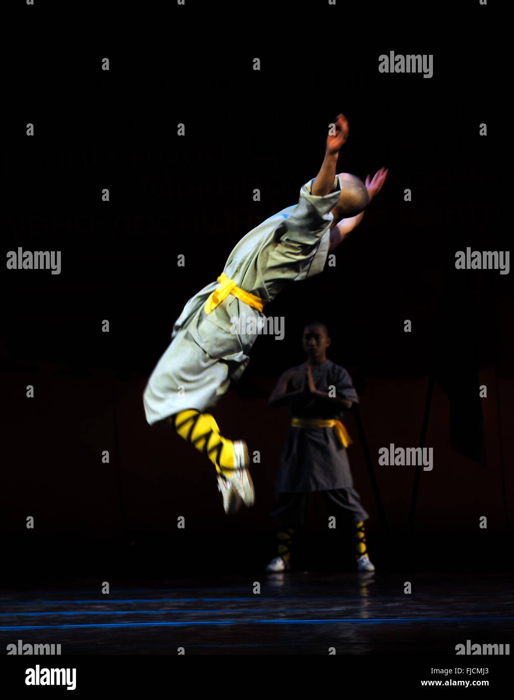 Ukraine. 1st March, 2016. Shaolin martial arts school -- In National ...