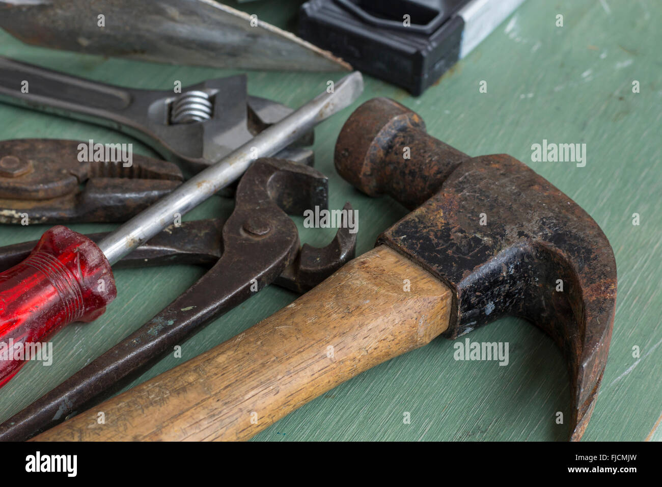 Worn tools hi-res stock photography and images - Alamy