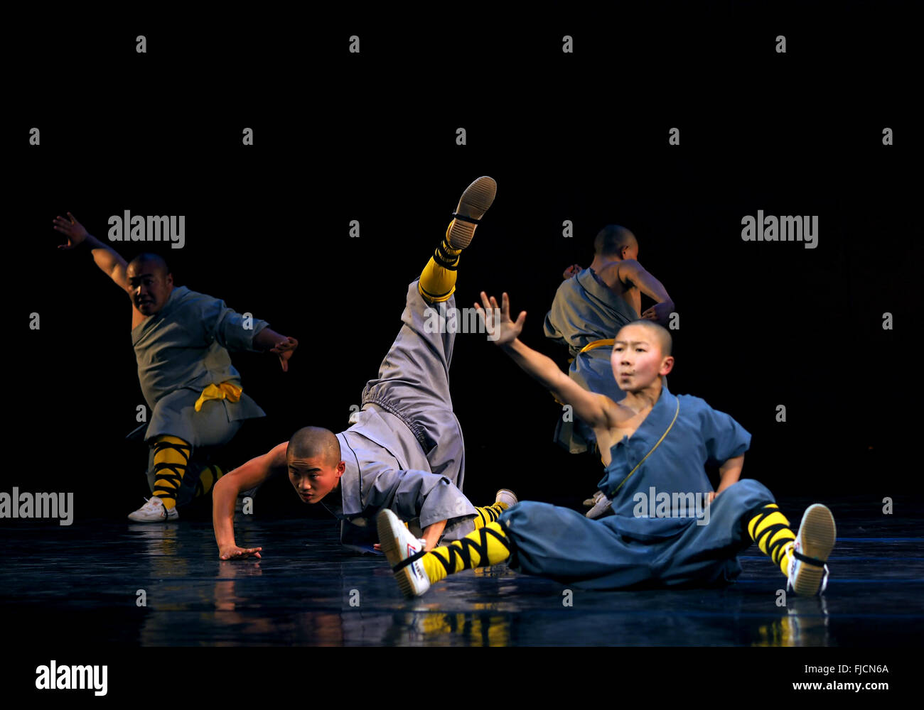 Ukraine. 1st March, 2016. Shaolin martial arts school -- In National ...