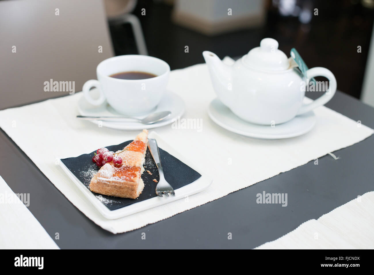 Breakfast with tea Stock Photo - Alamy