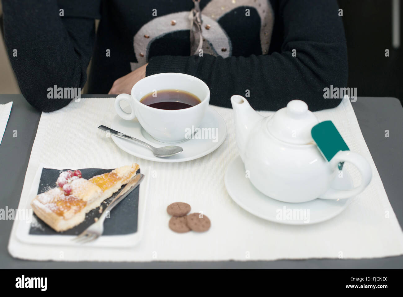 Breakfast with tea Stock Photo - Alamy